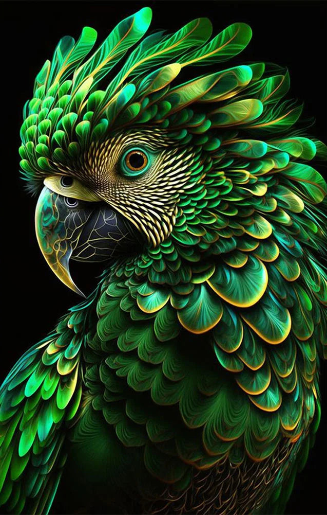 DIAMOND PAINTING -PAPAGEI