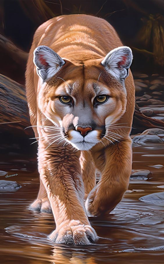 DIAMOND PAINTING -PUMA
