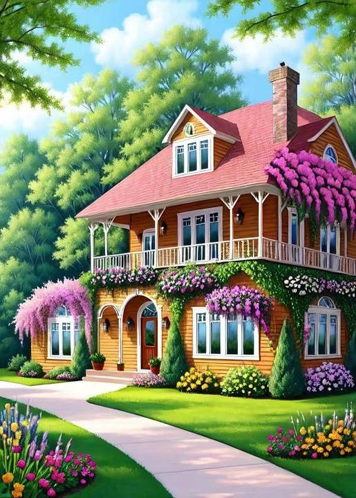 DIAMOND PAINTING -HAUS